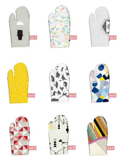 oven mitts - Design For Mankind