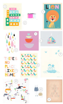 21 art prints for kids.